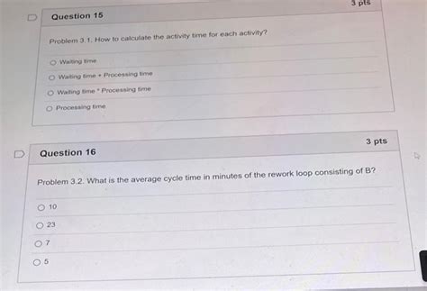 Problem 3 Cycle Time Analysis Figure 4 Consider The
