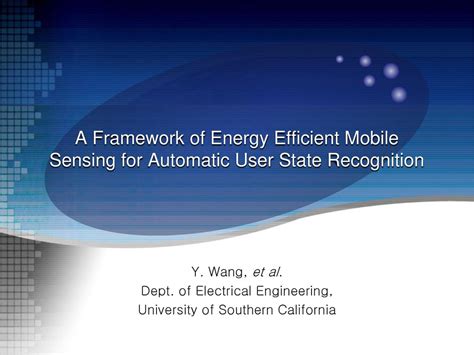 Y Wang Et Al Dept Of Electrical Engineering Ppt Download