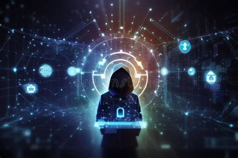 Security Data Protection Business Technology Privacy Concept Stock Illustration Illustration