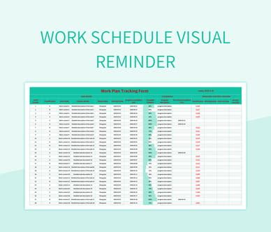 Free Reminder Templates For Google Sheets And Microsoft Excel Slidesdocs