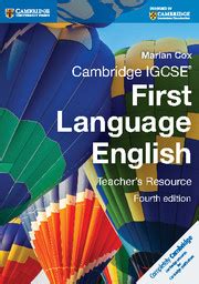 Cambridge IGCSE First Language English | Cambridge IGCSE® First Language English | Cambridge ...