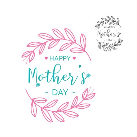 Mother S Day Greeting Card Vector Illustration Vector Art At Vecteezy