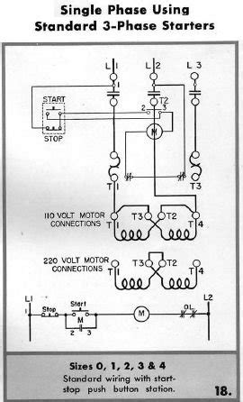 3 Phase Contactor Wiring Diagram To Start And Stop Push Buttons