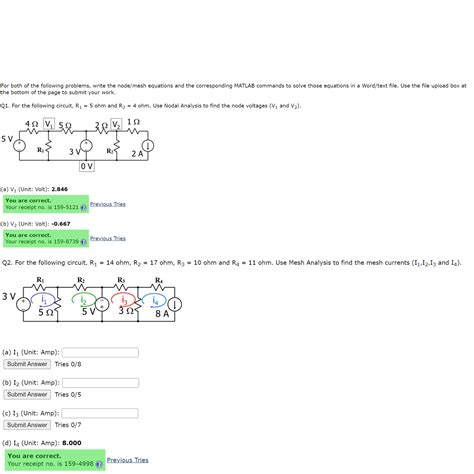 Solved For Both Of The Following Problems Write The Chegg Com