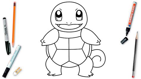 Squirtle Drawing Cute Easy