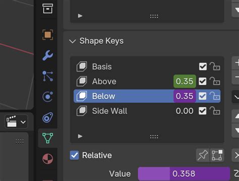 animation controlling multiple shape keys for different meshes in the
