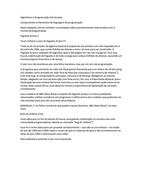 Algoritmos E Programação Estruturada Web Pdf Algoritmos Ponteiro