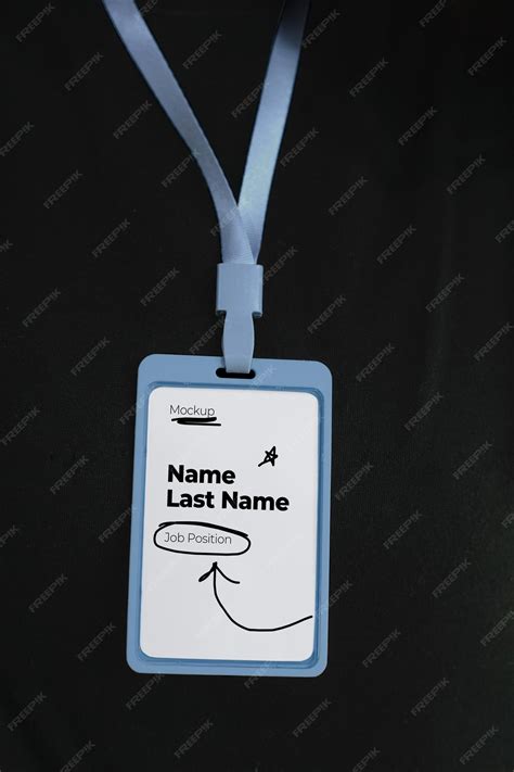 Premium Psd Visitor Pass Customer Card Badge Id Card Mockup