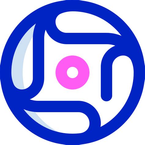 Abstract Super Basic Orbit Color Icon Abstract Super Basic Orbit Color Icon