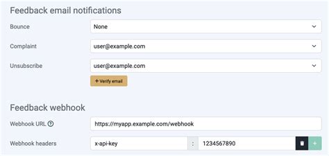 Feedback Webhooks Sendamatic Docs