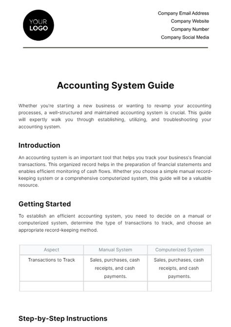 Free Accounting Policies And Procedures Templates To Edit Online