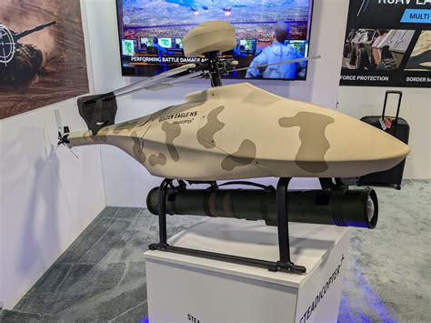Ausa 2024 Israels Steadicopter Unveils Spike Armed Golden Eagle Hs