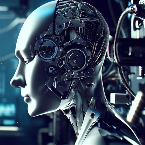 Premium Photo An Ai Generated Robot Brain With Tools