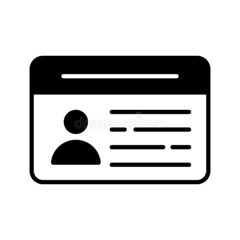 Id Card Vector Design On White Background