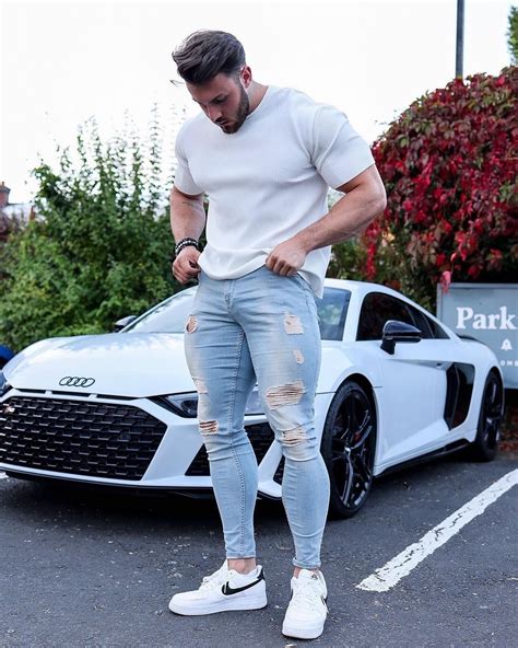 Pinterest In 2024 Tight Jeans Men Denim Shirt Men Mens Fashion Chinos