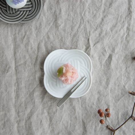Oda Pottery Wagashi Plate White 10 8 Cm Yunomi Life