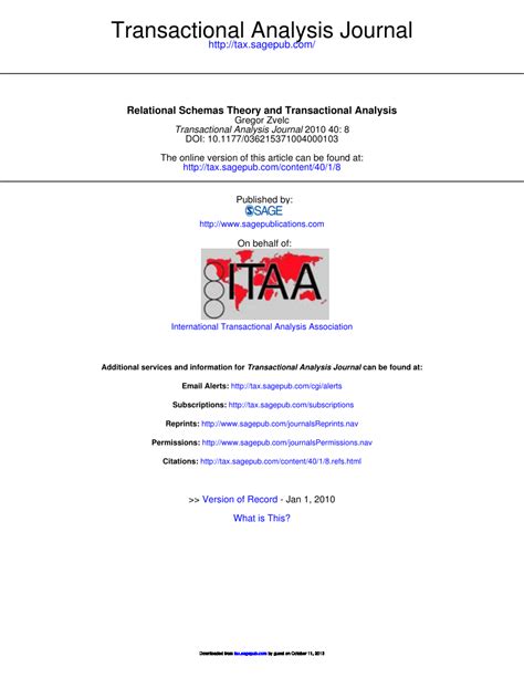 Pdf Relational Schemas Theory And Transactional Analysis
