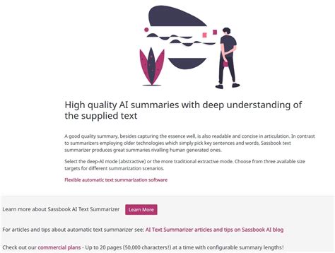 Sassbook Ai Summarizer And 30 Ai Summarizer Tools Sites Like Sassbook