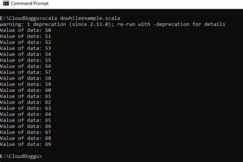 Scala Control Structure Tutorials CloudDuggu