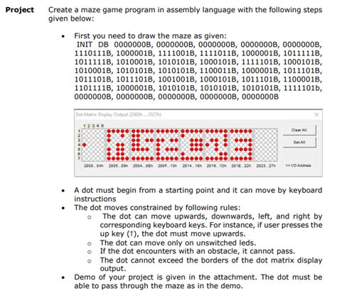 Solved Note Project Must Be In Emu Assembly Language Using Chegg