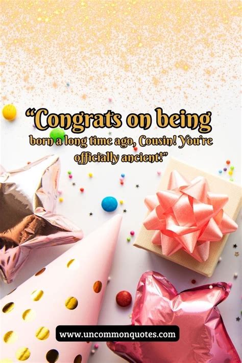 Funny Cousin Birthday Quotes 2025