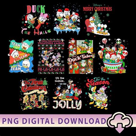 Disneyland Ducktales Santa Huey Dewey And Louie Christmas Lights Png