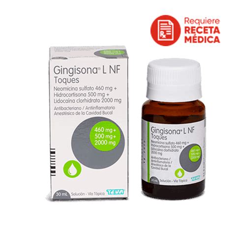 Gingisona L Nf Toques Antibiótico Descripción Dosis Indicaciones Y Precio