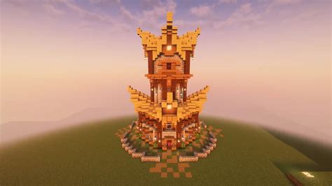 Medieval Wizard House Litematica Minecraft Map