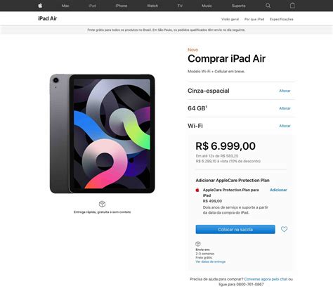 Novo Ipad Air Wi Fi Est Sim Venda No Brasil Macmagazine