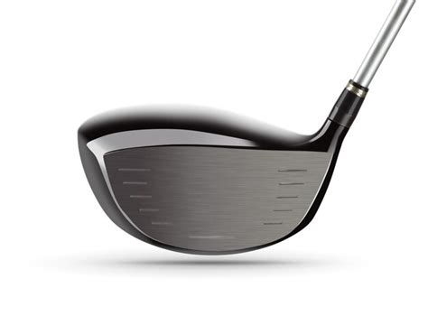 Premium Photo Face Of Large Driver Golf Club On White Background