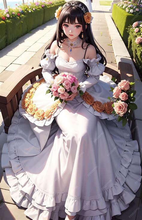 Premium Photo Gothic Style Anime Girl Beautiful Anime Girl With