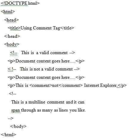 Comments In HTML Assignment Help By Online Tutoring Sessions MyAssignmentHelp Net