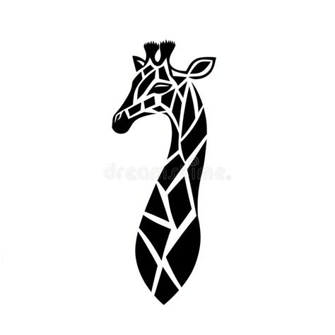 Giraffe Silhouette Logo Stock Illustration Illustration Of Line 366552992