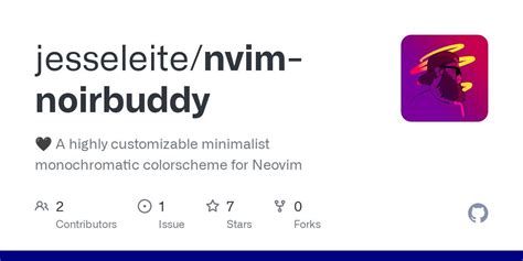 a highly customizable minimalist monochromatic colorscheme for neovim 🖤