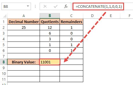 How To Convert Decimal To Binary In Excel