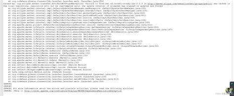 maven命令执行报错如何分析？ execute dependency tree failed csdn博客