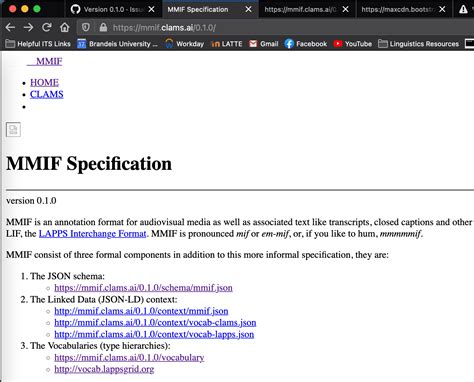 Version 010 · Issue 37 · Clamsprojectmmif · Github