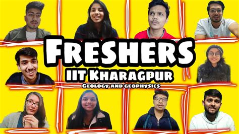 Freshers Introduction 2020 Iit Kharagpur Geology And Geophysics Department Youtube