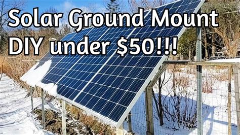 Solar Array Diy Metal Ground Mount Strong And Inexpensive Youtube Solar Array Diy Metal Ground Mount Strong And Inexpensive Youtube