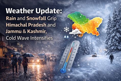 Latest Weather Update Snowfall Rain Lash Himachal Pradesh And Jammu