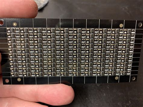 Panel Of Tiny Lighting Effect Controllers Todays Pick And Place Project Turned Out Nicely