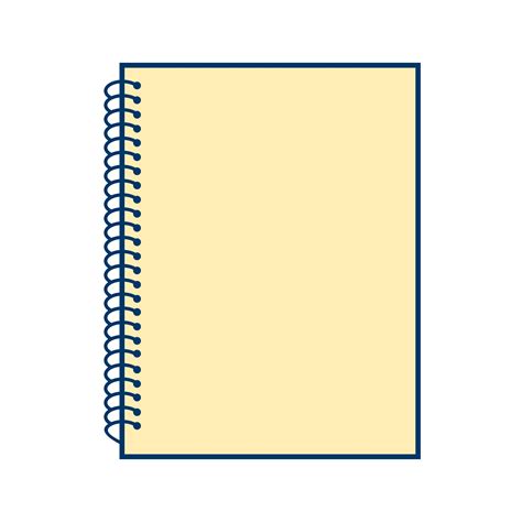 Vector Spiral Notebook Icon 348874 Vector Art At Vecteezy