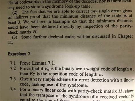 Solved List Of Codewords In The Memory Of Decoder Nor Is