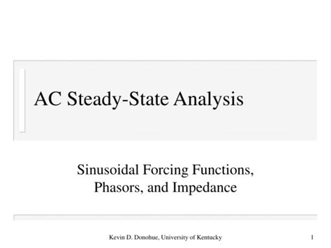 Ppt Steady State Analysis Powerpoint Presentation Free Download Id