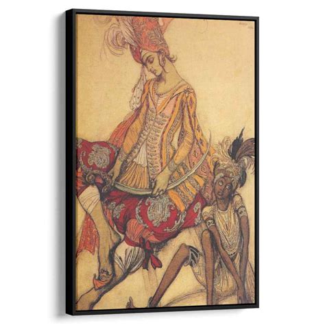 The Sleeping Beauty Eastern Prince And His Page By Leon Bakst Canvas