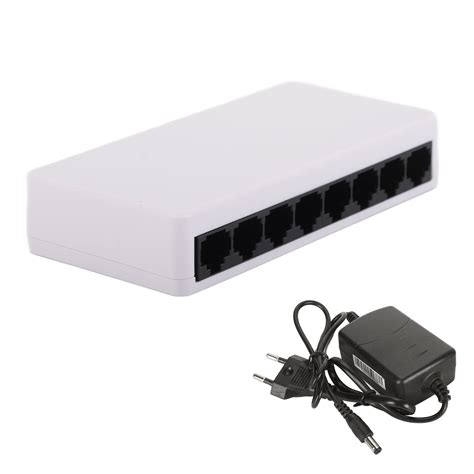 8 Port 10 100mbps Ethernet Switch Support Desktop Wall Mount Unmanaged Home Network Switch Hub