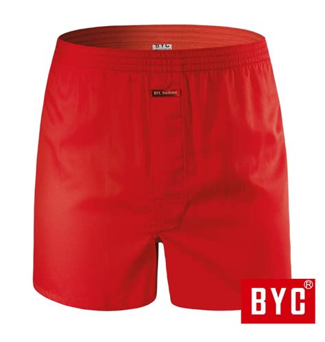 Byc 남성 트렁크 팬티 레드 고급 순면 60수 남자 사각 빨강 빨간 110 Byl6689 티몬