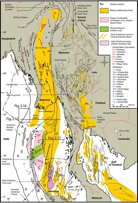 14 Regional Tectonic Setting Of The Andaman Sea Region Modified From Download Scientific