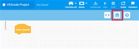 Configuring A Controller In Vexcode Iq Vex Library