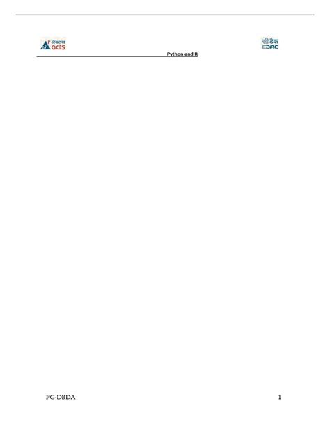 Dbda Eandc Qb Python And R Pdf Pdf Namespace Python Programming